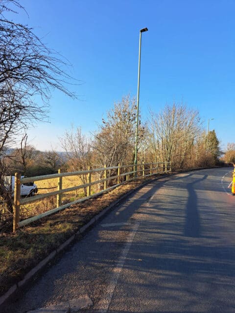 30 meters Post and rail fencing - D.R Landscaping & Fencing Contractor