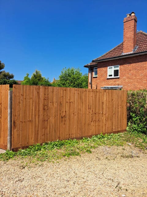 6 meters of feather edge fencing Completed in Bristol - D.R Landscaping ...