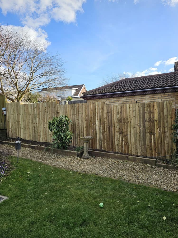 9 meters of feather edge Fencing in Oakdale - D.R Landscaping & Fencing ...